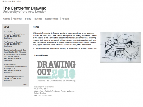 The Centre for Drawing UAL | process.arts